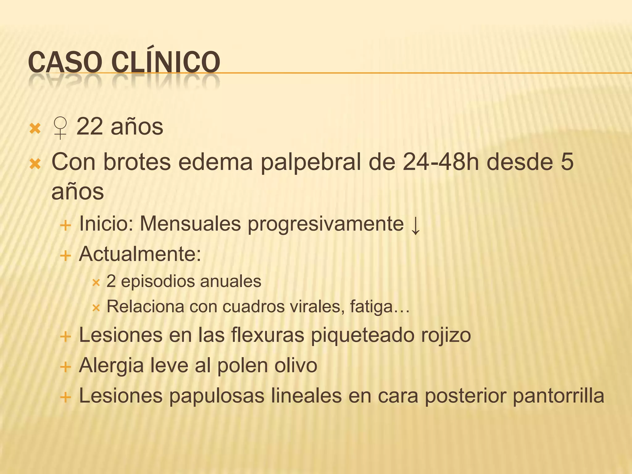 Diagnostico diferencial edema palpebral | PPTX