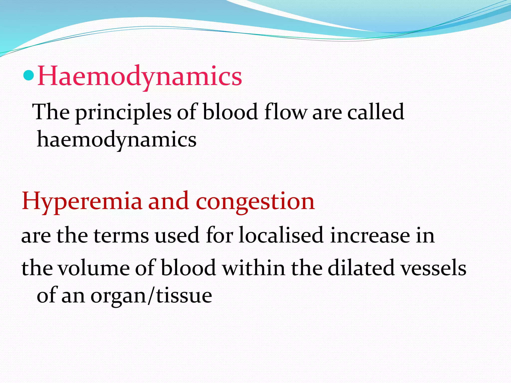 Hyperemia and congestion edema | PPTX