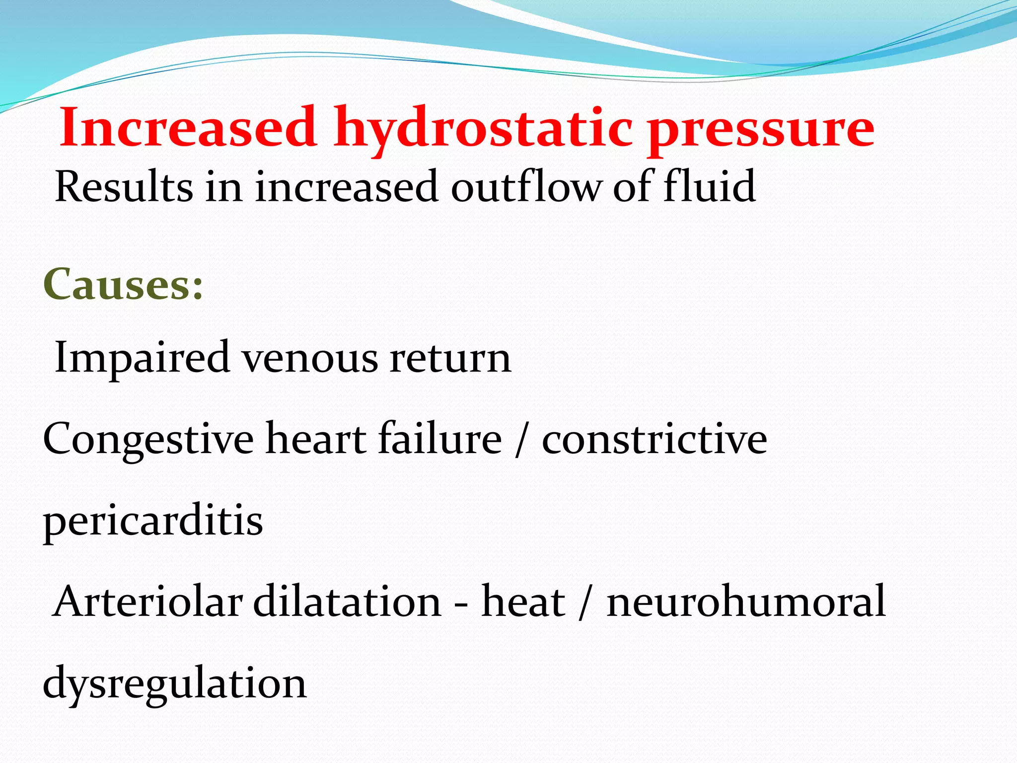 Hyperemia and congestion edema | PPTX