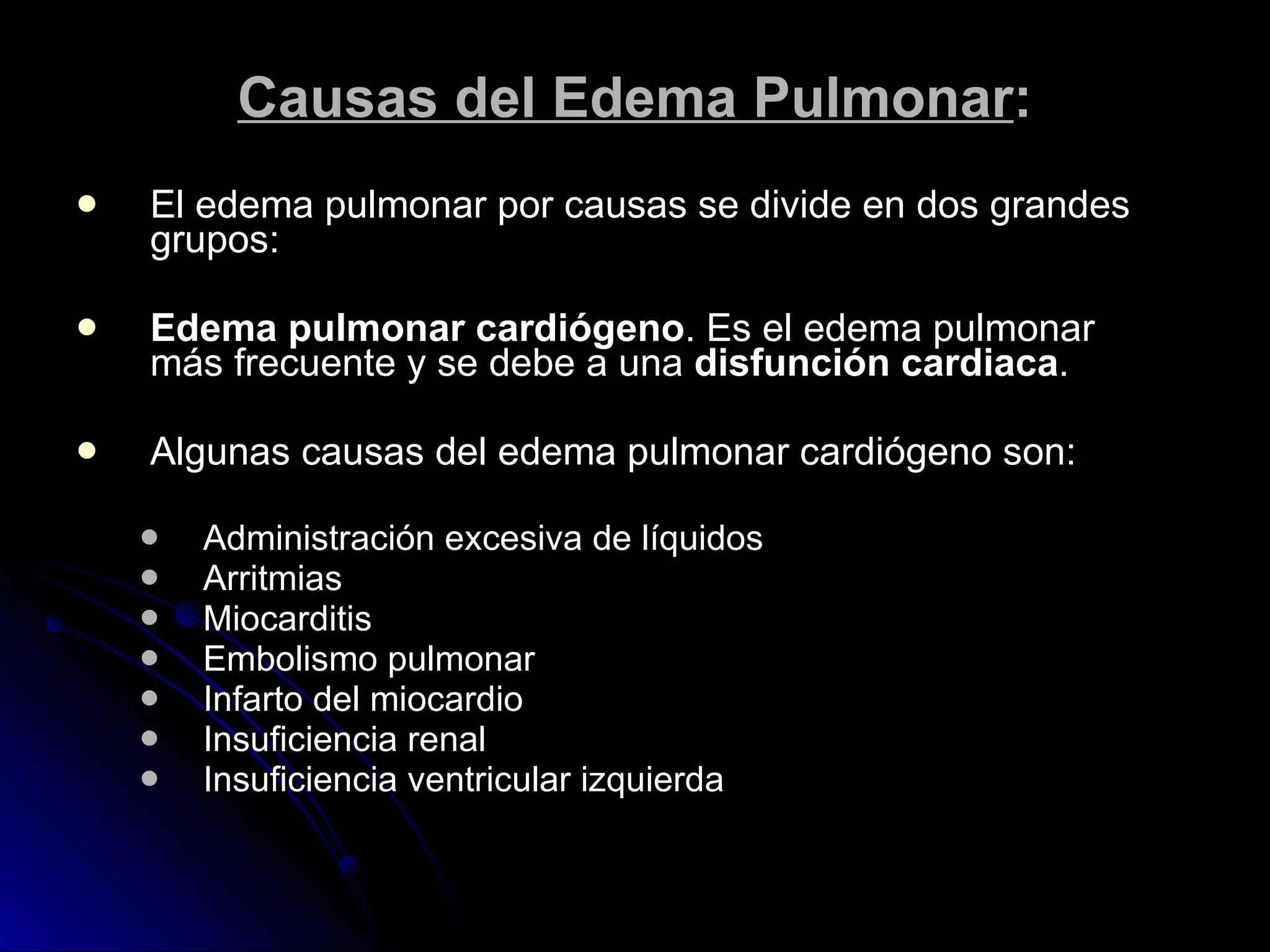 Edema Pulmonar | PPT