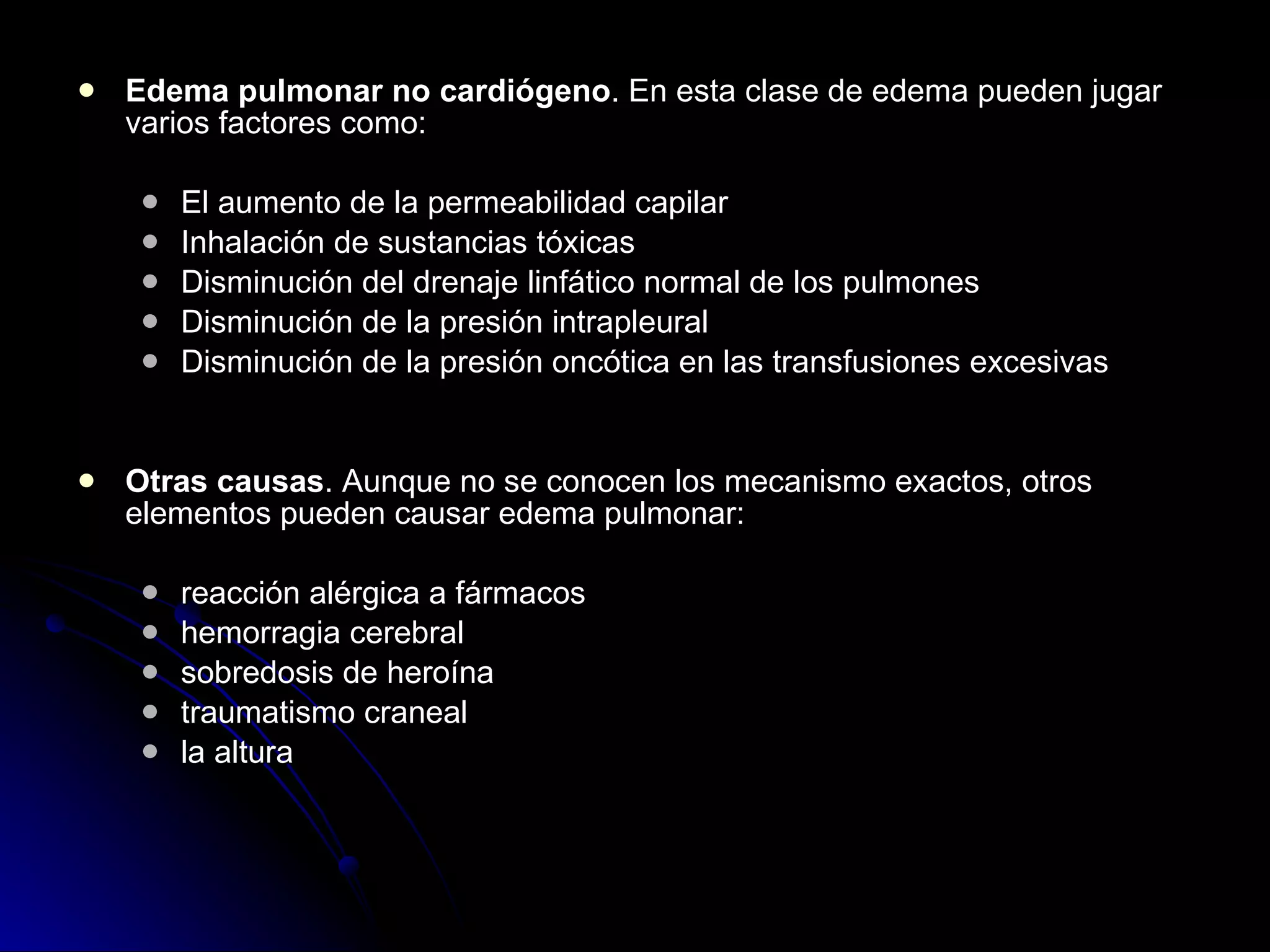 Edema Pulmonar | PPT