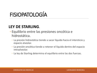 Edema pulmonar | PPTX