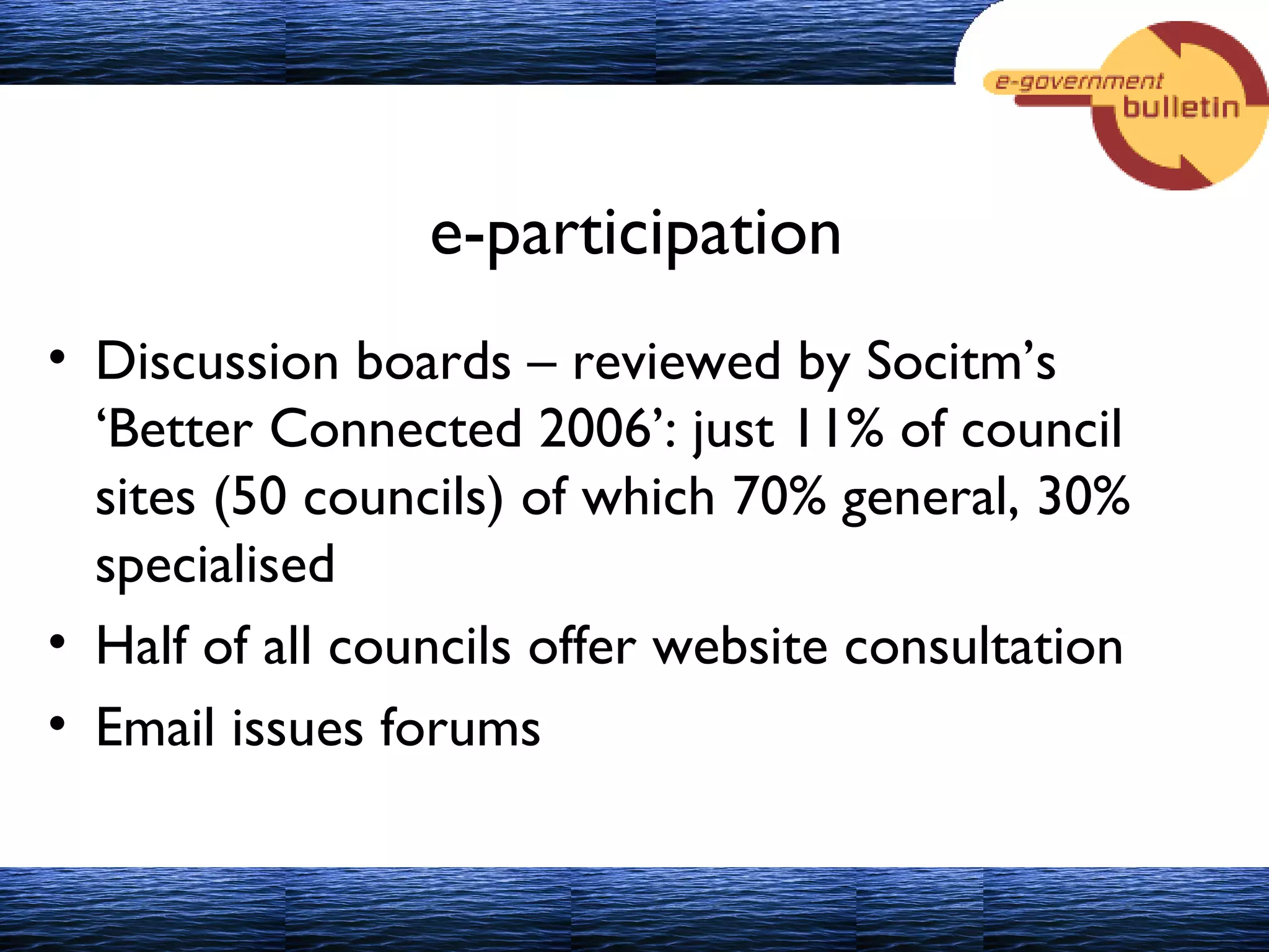 E-democracy overview | PPT