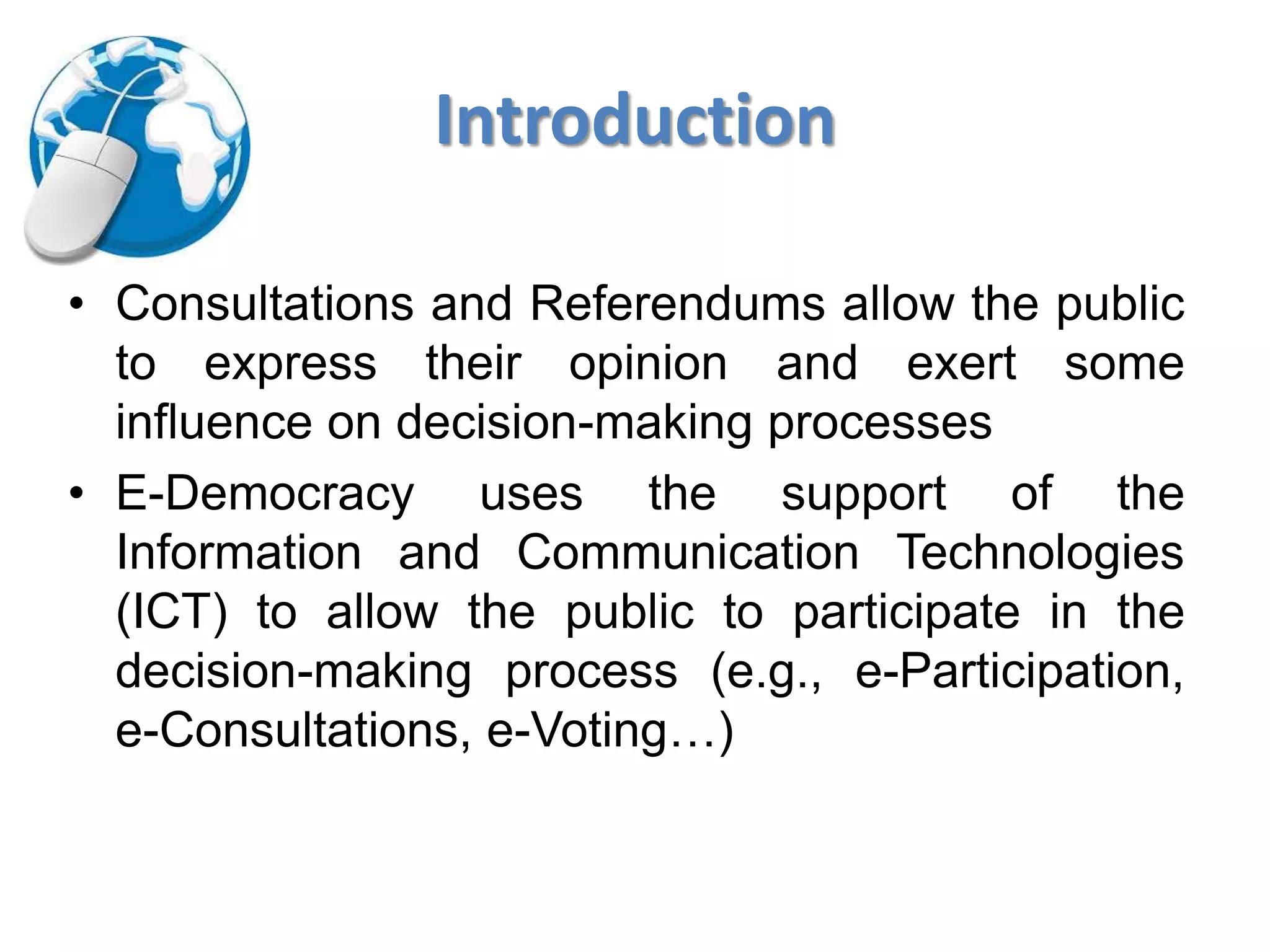 E democracy ppt | PPTX