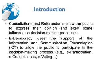 E democracy ppt | PPTX