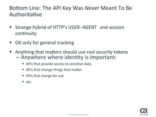 CIS14: Best Practices You Must Apply to Secure Your APIs | PPT