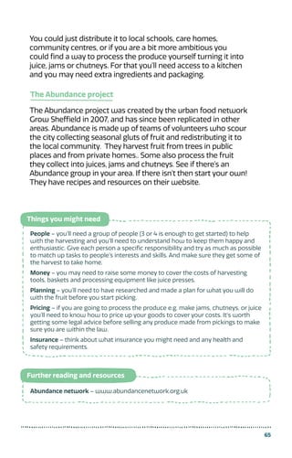 An Eden Project Field Guide to community food projects | PDF
