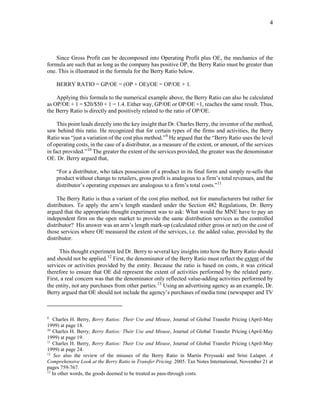 THE BERRY RATIO | PDF