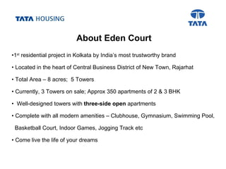 Tata Eden Court by Tata Housing at New Town Rajarhat | PPT | Fitness ...