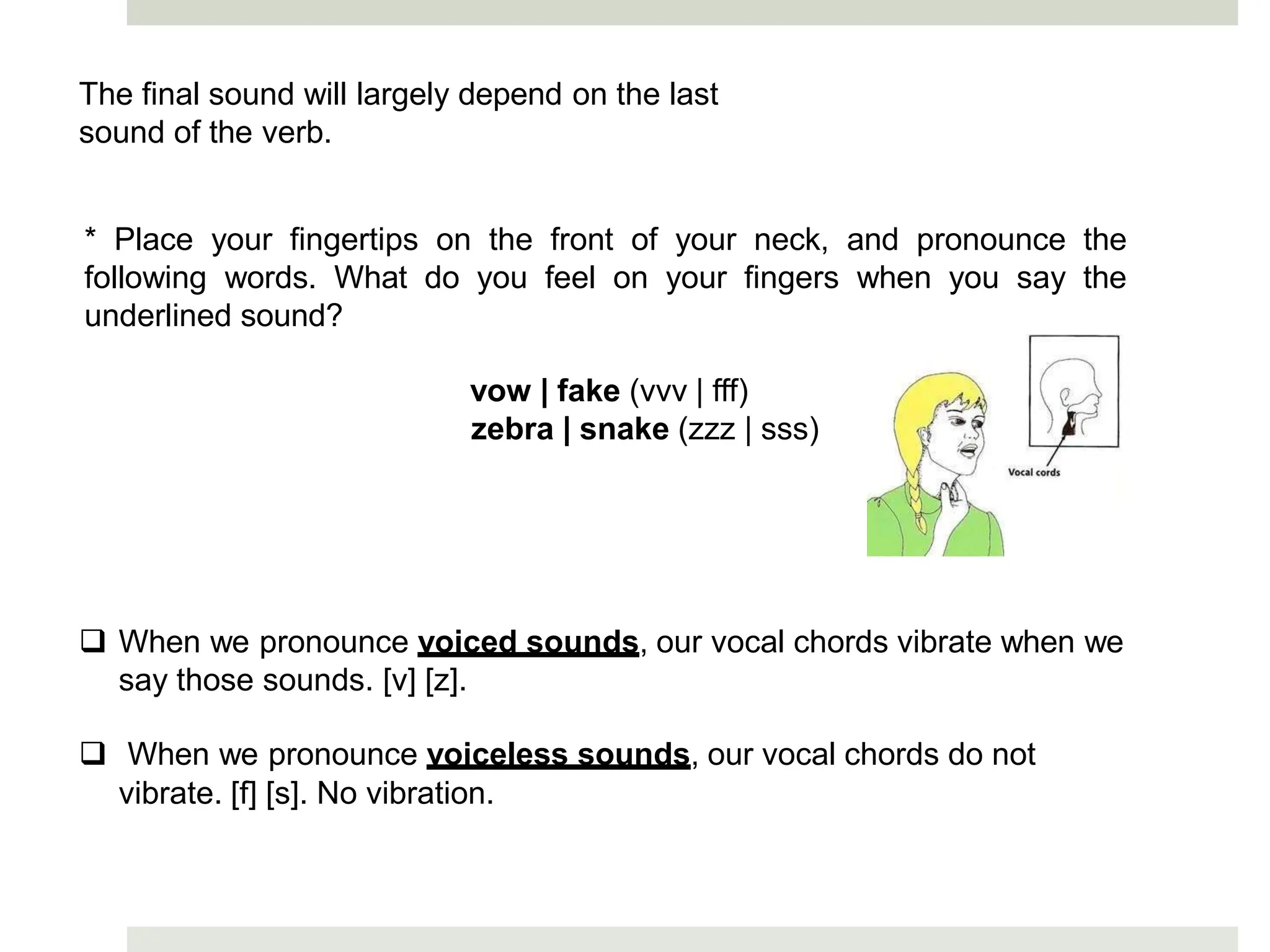 ED Endings in English Language first part | PPT