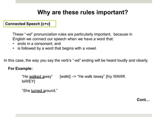 ED Endings in English Language first part | PPT