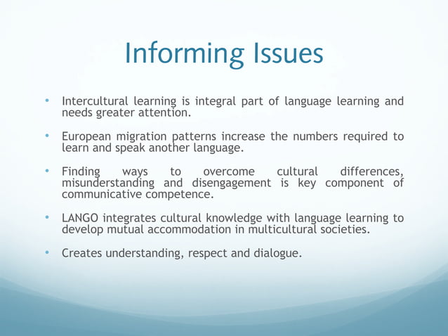 LANGO - mobile language learning project (EDEN Conference, Oslo, June ...