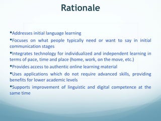 LANGO - mobile language learning project (EDEN Conference, Oslo, June ...