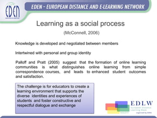Creating a sense of belonging - Retaining learner attention #edlw2019 | PPT