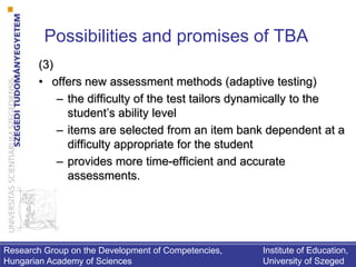 Technology-based Assessment: Challenges and Promises | PDF