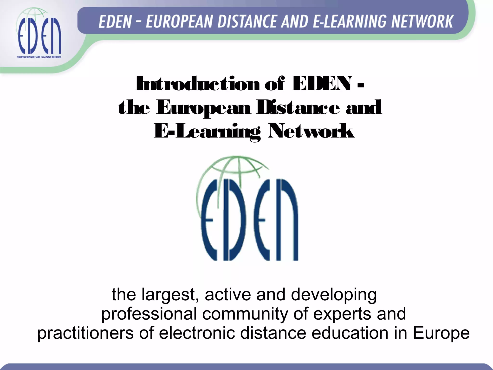 Slide Show on EDEN | PPT