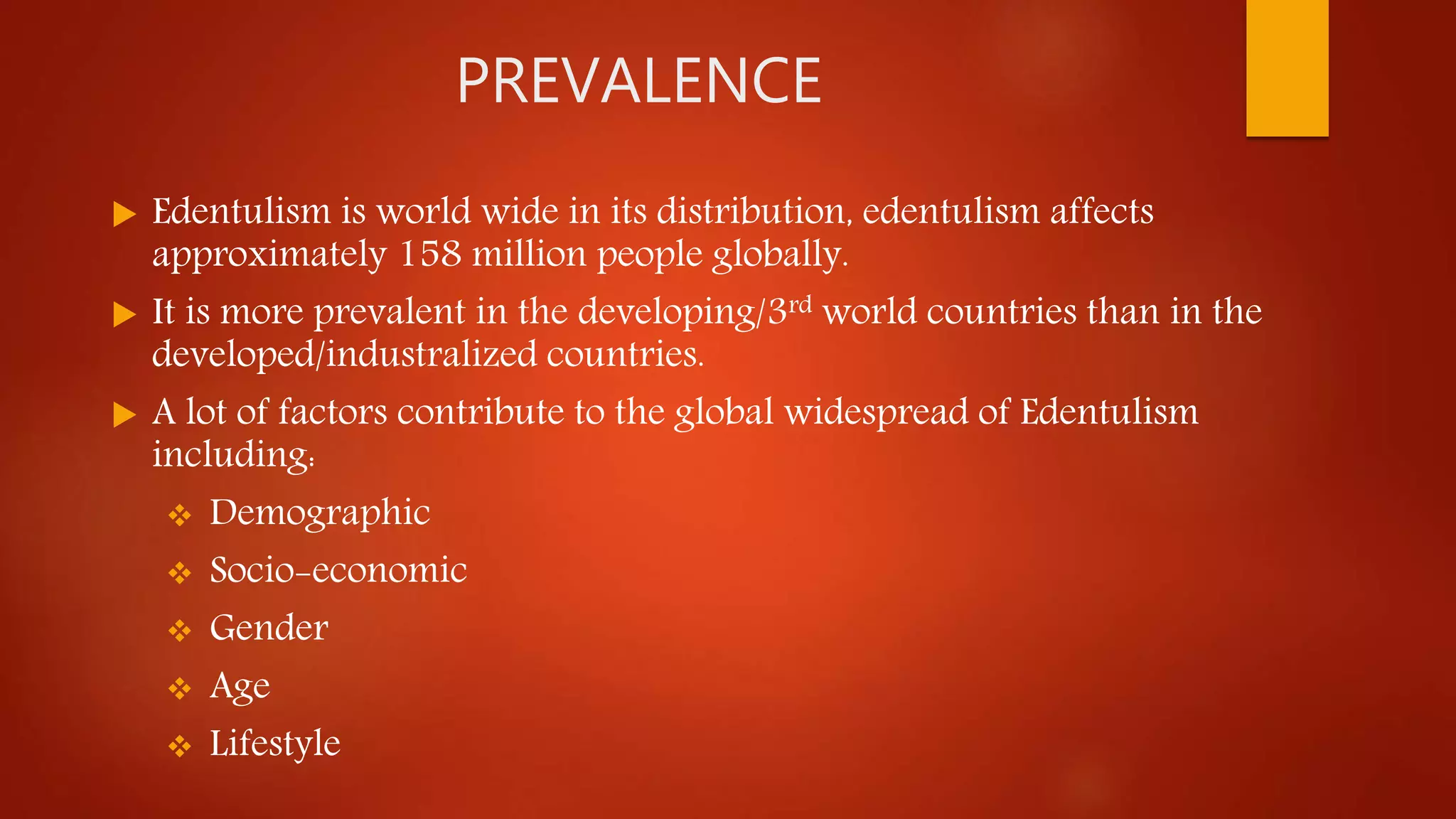 Edentulism | PPTX