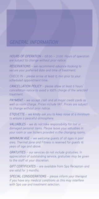 Eden Wellness&Spa | PDF | Skin and Dermatology | Diseases and Conditions