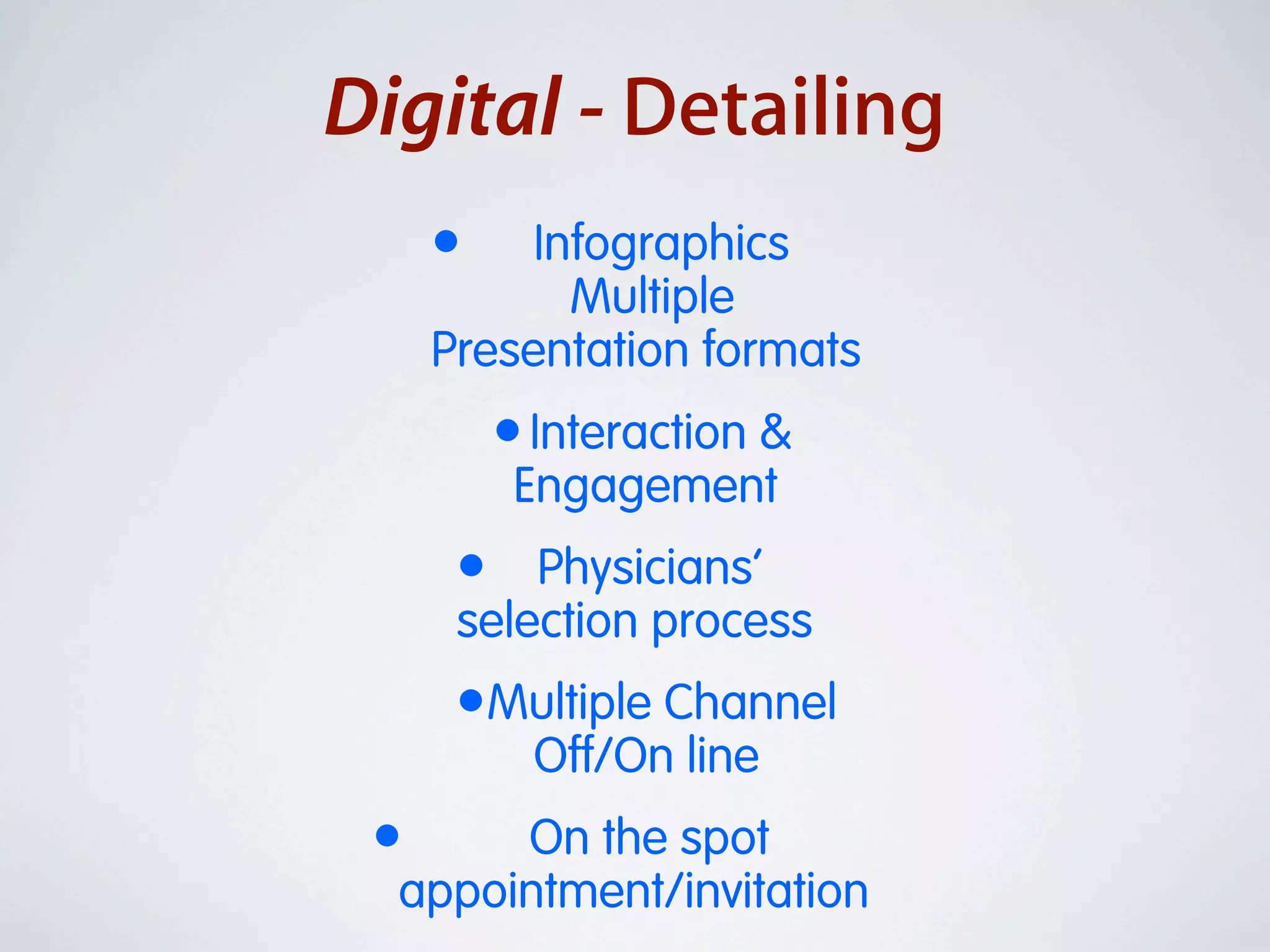 Pharma Edetailing: the core to a new commercial approach | PDF