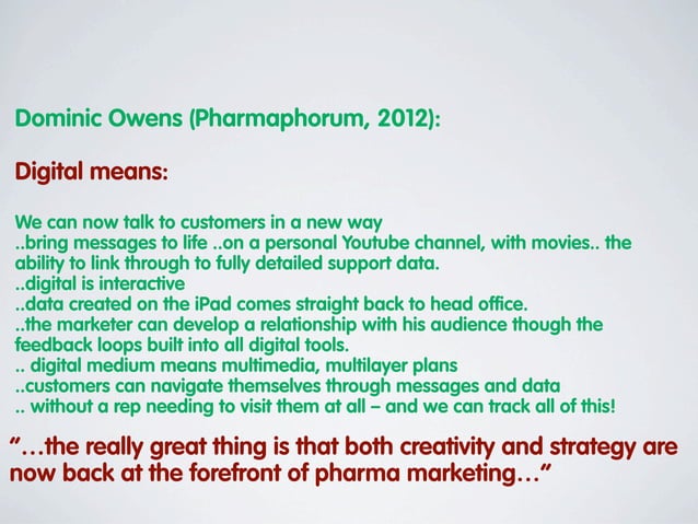 Pharma Edetailing: the core to a new commercial approach | PDF