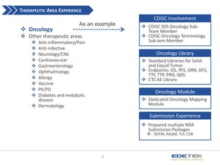 CDISC Edetek Panther CTMP introduction | PPTX