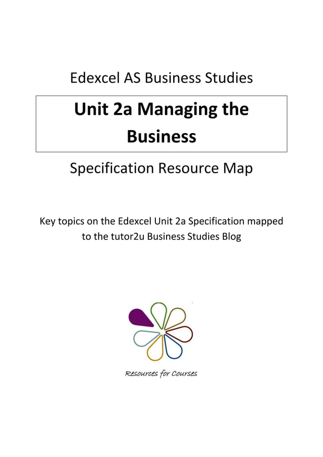 Unit 2: Excellent revision aid..a must for all students | PDF ...