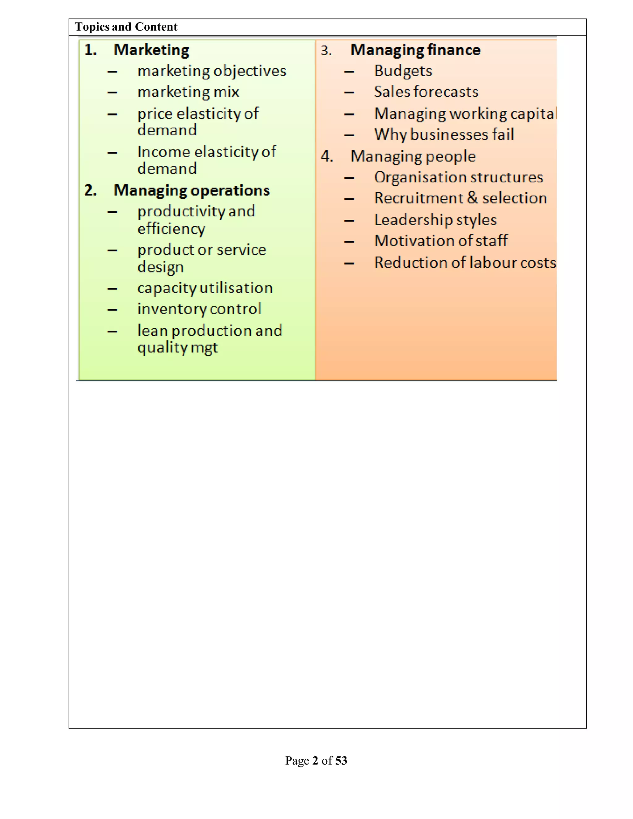 Edexcel ial-business-studies-unit-2 | PDF