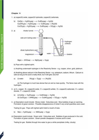 Edexcel igcse-chemistry-answers | PDF