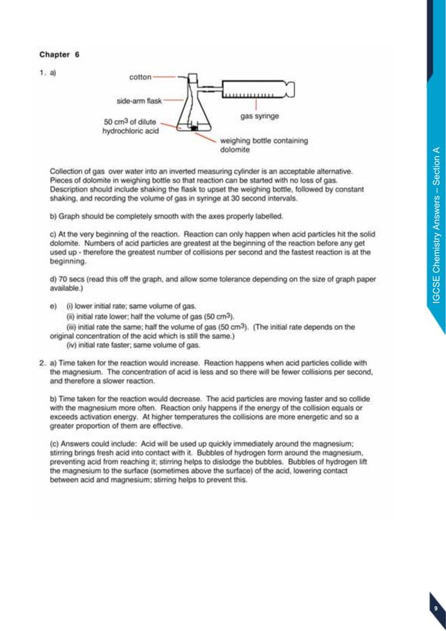 Edexcel Igcse Chemistry Answers Pdf Chemistry Science