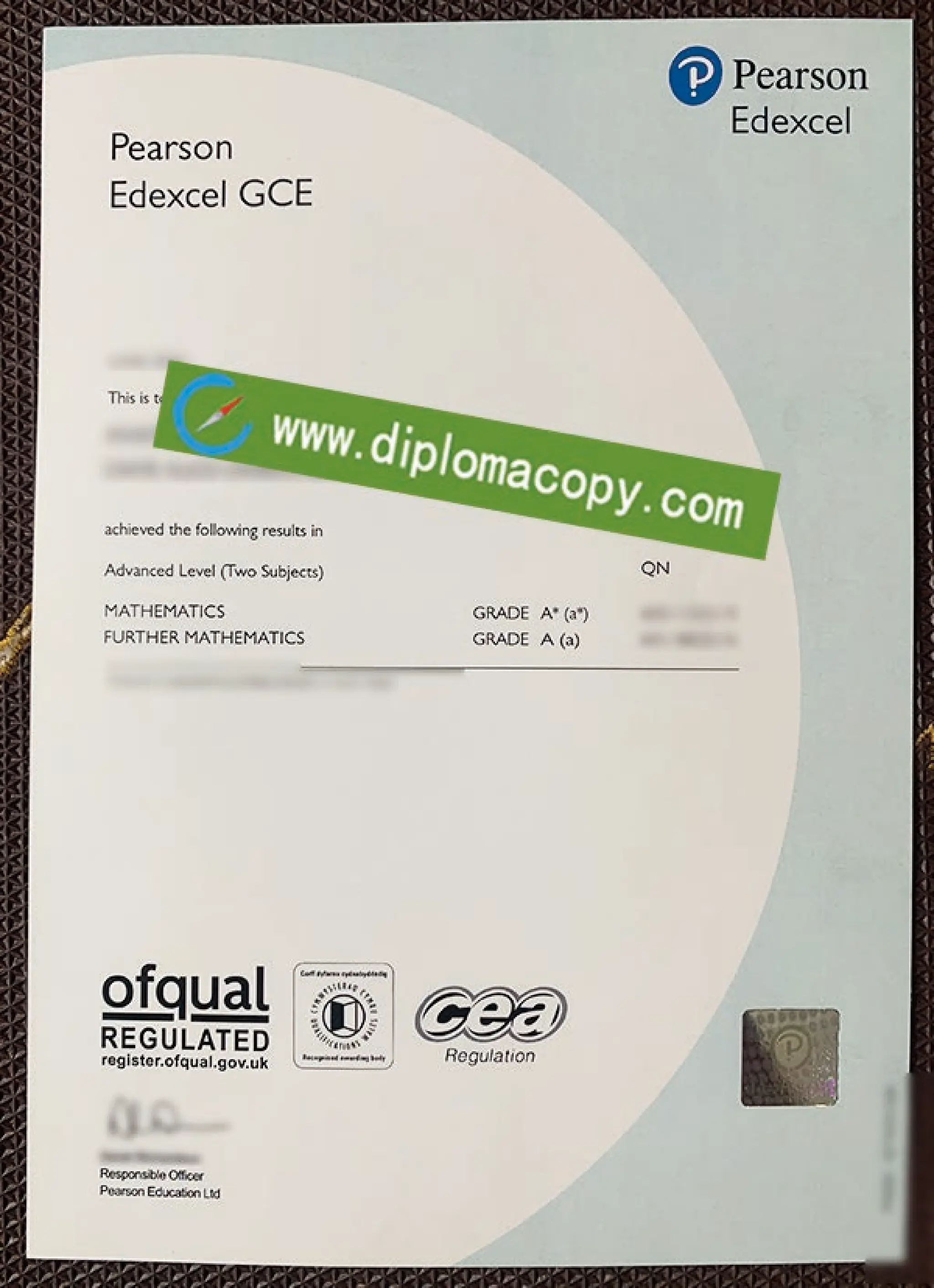 Edexcel GCSE certificate | PDF