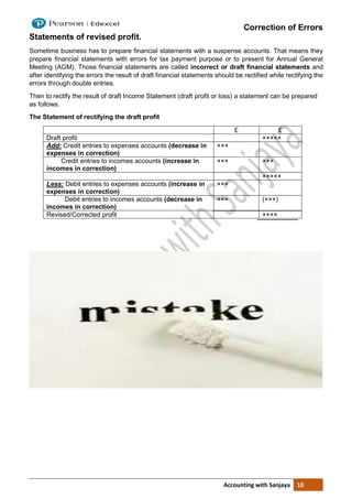 Edexcel igcse correction of errors | PDF