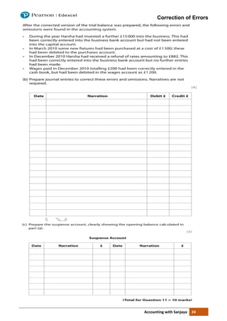 Edexcel igcse correction of errors | PDF
