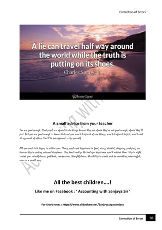 Edexcel igcse correction of errors | PDF