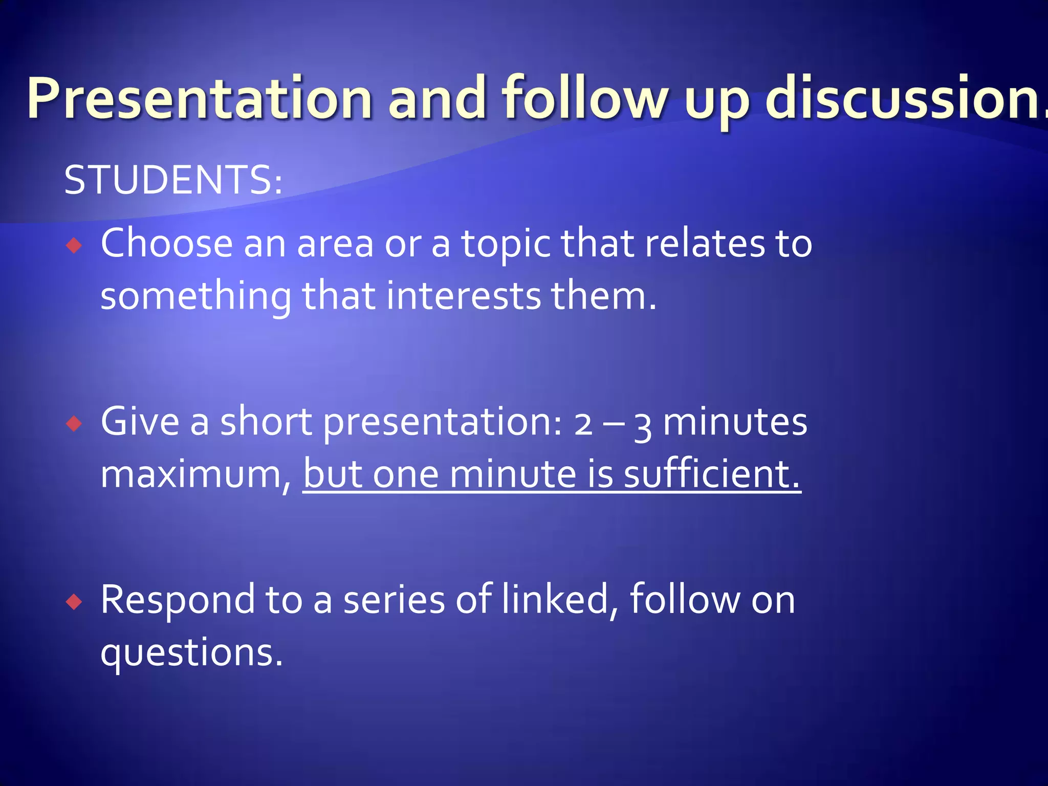 Edexcel Speaking The Basics | PPTX