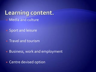 Edexcel Speaking The Basics | PPTX