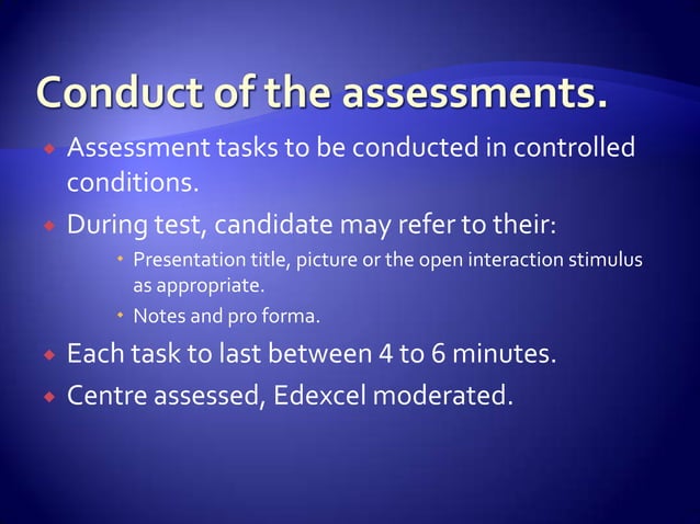 Edexcel Speaking The Basics | PPTX | Resume Writing and Advice | Job Search