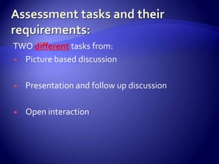 Edexcel Speaking The Basics | PPTX
