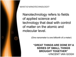 nanotechnology | PPTX