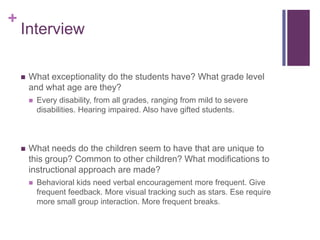 Edf 2085 portfolio | PPTX | Special Needs Kids | Parenting