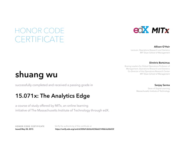 MIT R machine learning certificate | PPT