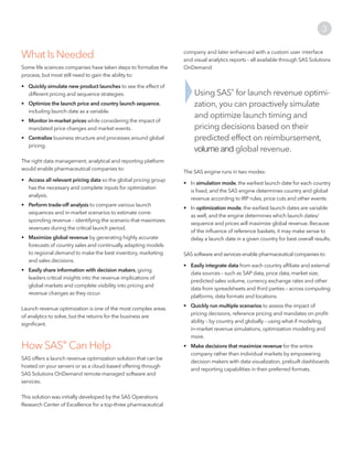 Optimize Your Launch Sequence Strategies - White Paper | PDF