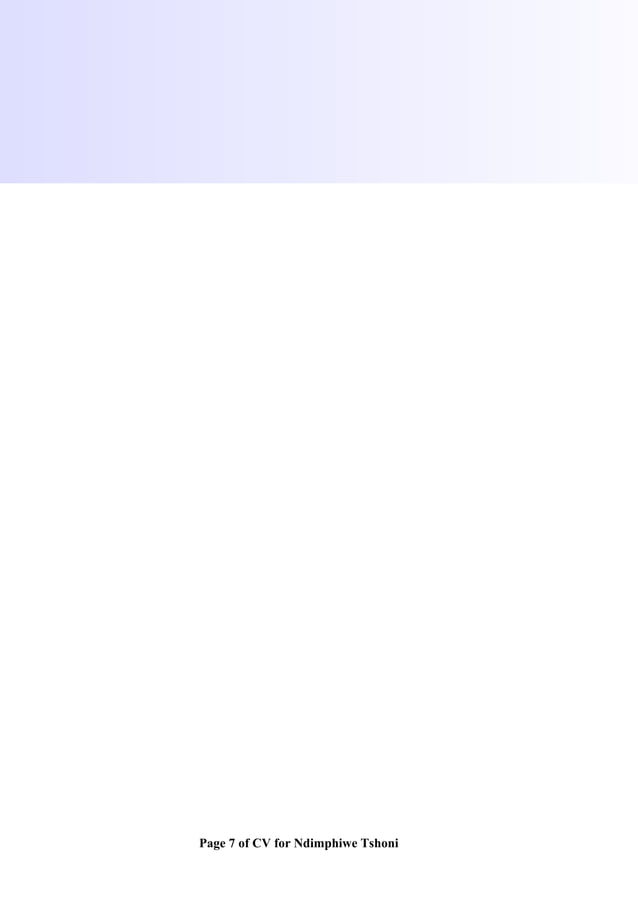 Ndimphiwe_Tshoni Curriculum_Vitae_ | PDF