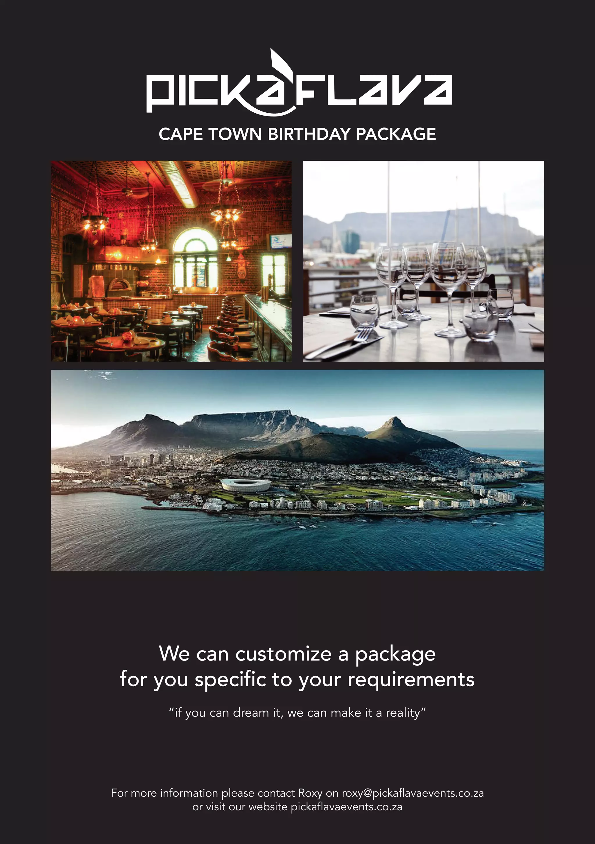 Pick a Flava Cape Town flyer | PDF