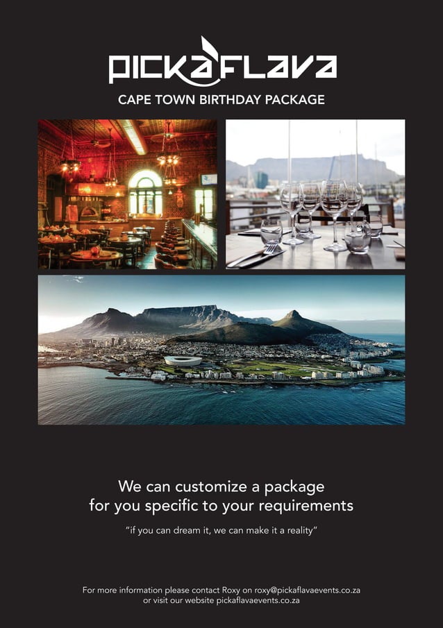 Pick a Flava Cape Town flyer | PDF