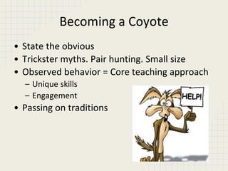 Coyote Teaching Presentation | PPTX