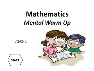 Stage One Resource | PPTX