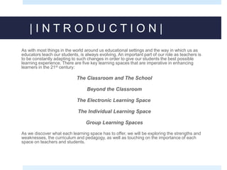 The Learning Spaces | PPT