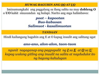 Edukasyong Filipino-Wastong Gamit ng Wika | PPTX