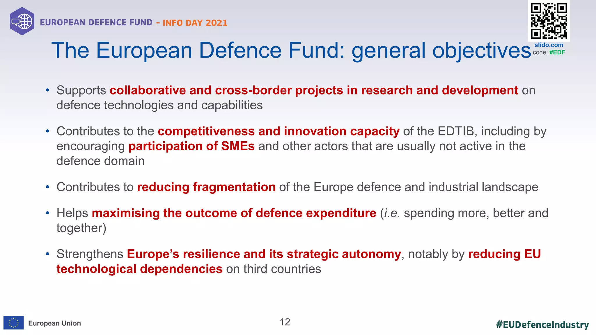European Defence Fund 2021 | PDF
