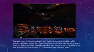 Elite Dangerous Basic Flight Tutorial | PPTX